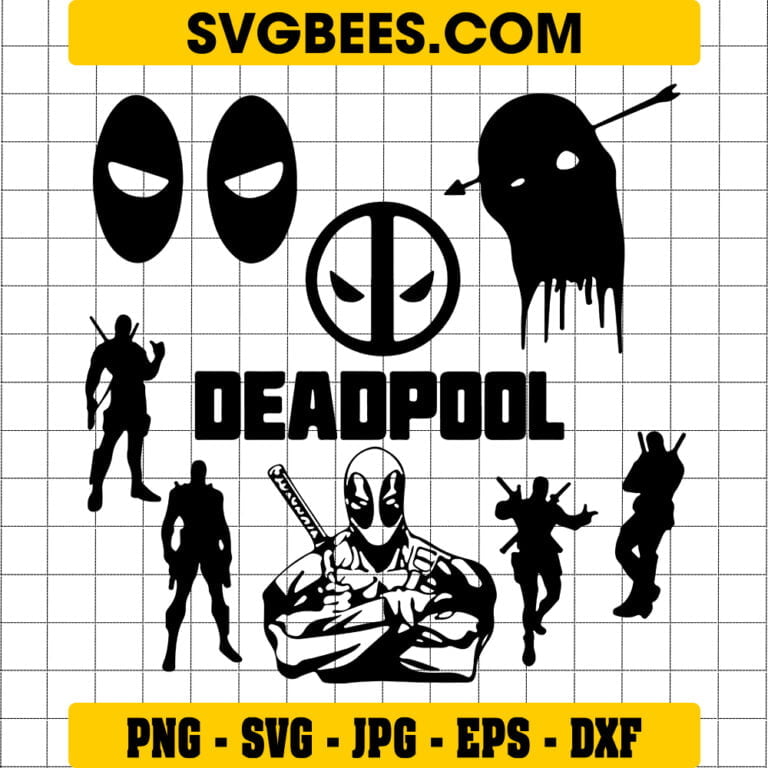 Avengers Deadpool SVG For Cricut - SVGbees