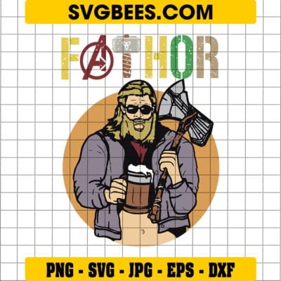 Marvel Thor SVG, Mockup and PNG - SVGbees