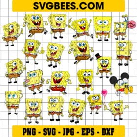 Spongebob Flowers SVG - SVGbees