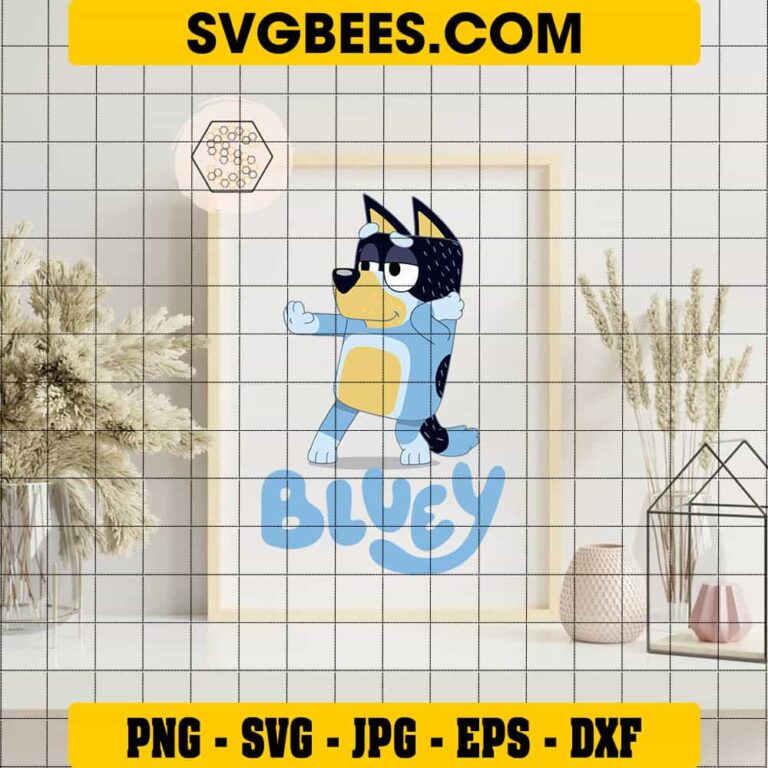 Bluey SVG - Cute Cartoon Characters for Crafting - SVGbees