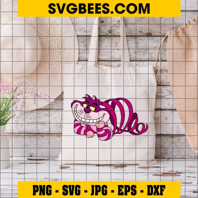 Cheshire Cat SVG Cut Files - SVGBees
