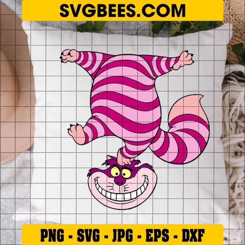 Cheshire Cat SVG Cut Files - SVGBees
