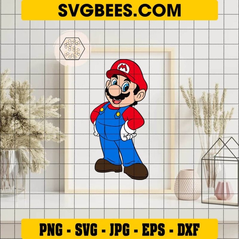 Shop Mario SVG Designs PNG EPS Files - SVgbees