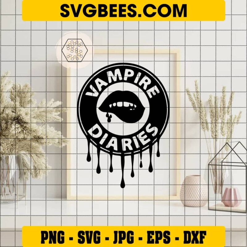 The Vampire Diaries SVG Silhouette or Cricut - SVGBees