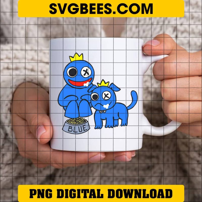 Blue Rainbow Friends PNG Rainbow Friends Logo PNG