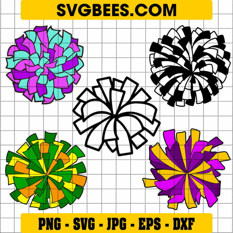 Coach Pom Pom SVG Files for Cricut - SVGbees