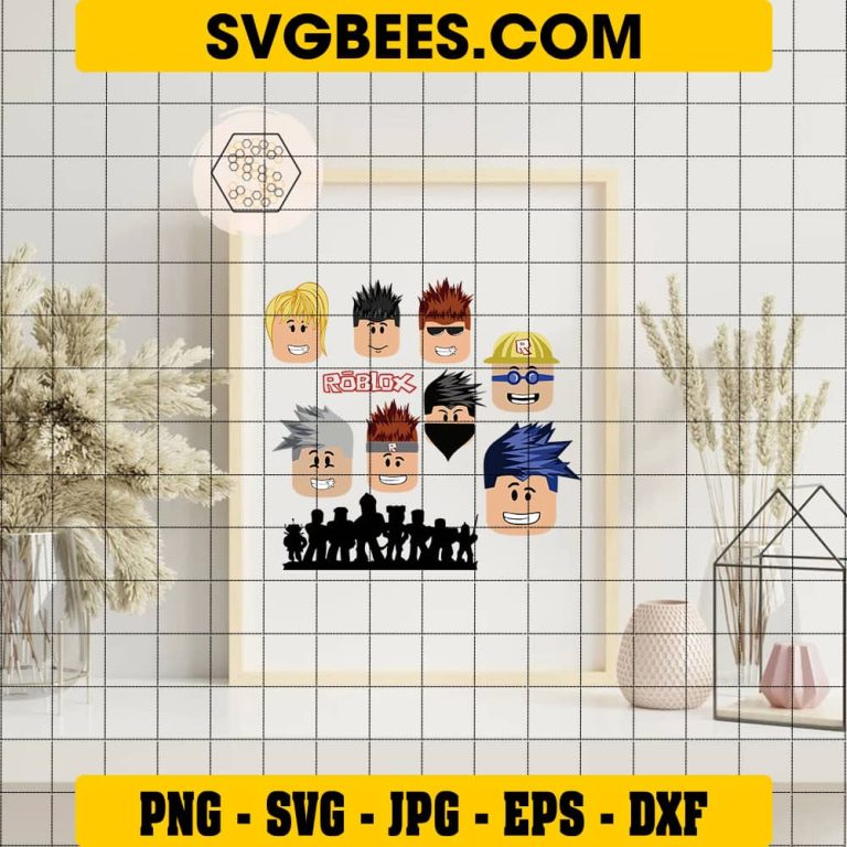 Roblox Face SVG Roblox Logo SVG - SVGbees
