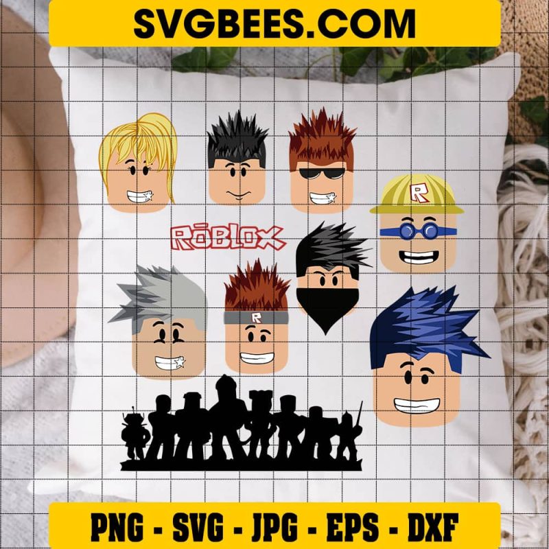 Roblox Face SVG Roblox Logo SVG - SVGbees