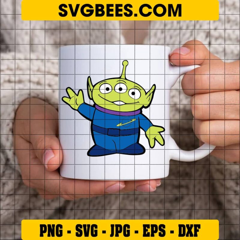 Toy Story Alien SVG Alien SVG Face SVG - SVGbees