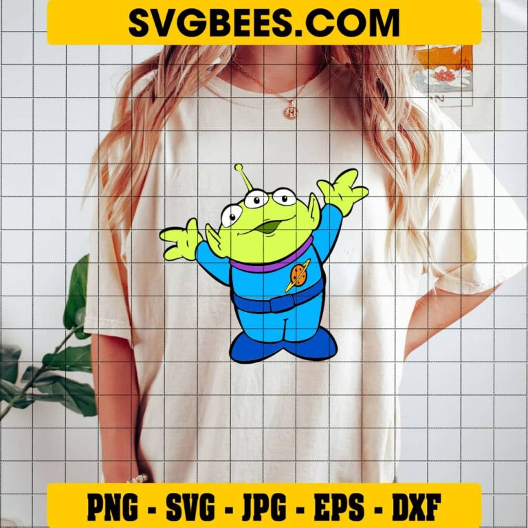 Toy Story Alien SVG Alien SVG Face SVG - SVGbees