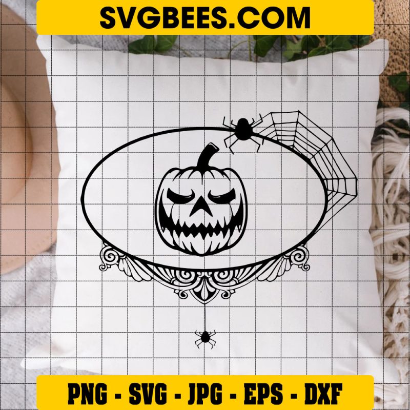 Horror Frame Bundle Svg, Scary Pumpkin Svg, Spooky Halloween Svg