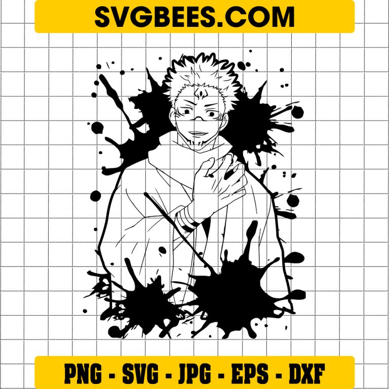 Satoru Gojo SVG, Jujutsu Kaisen SVG, Anime SVG