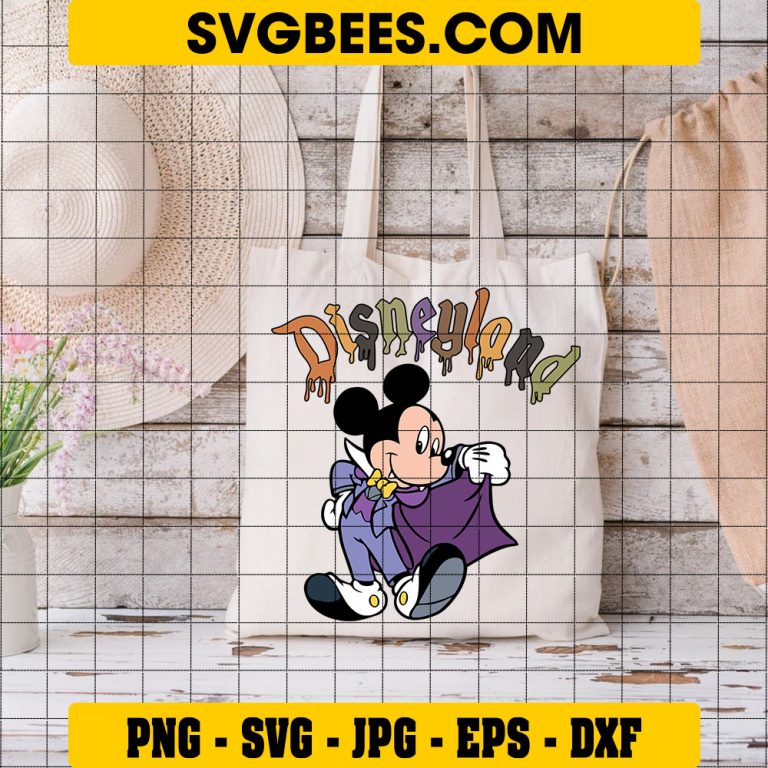 Mickey Mouse Vampire SVG, Count Mickula SVG, Disneyland Halloween SVG ...