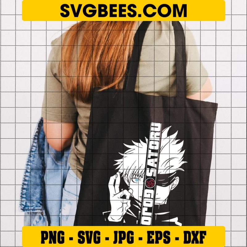 Satoru Gojo SVG, Jujutsu Kaisen SVG, Anime SVG