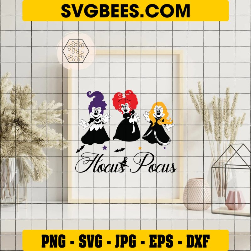 Disney Minnie Hocus Poucs SVG - SVGbees
