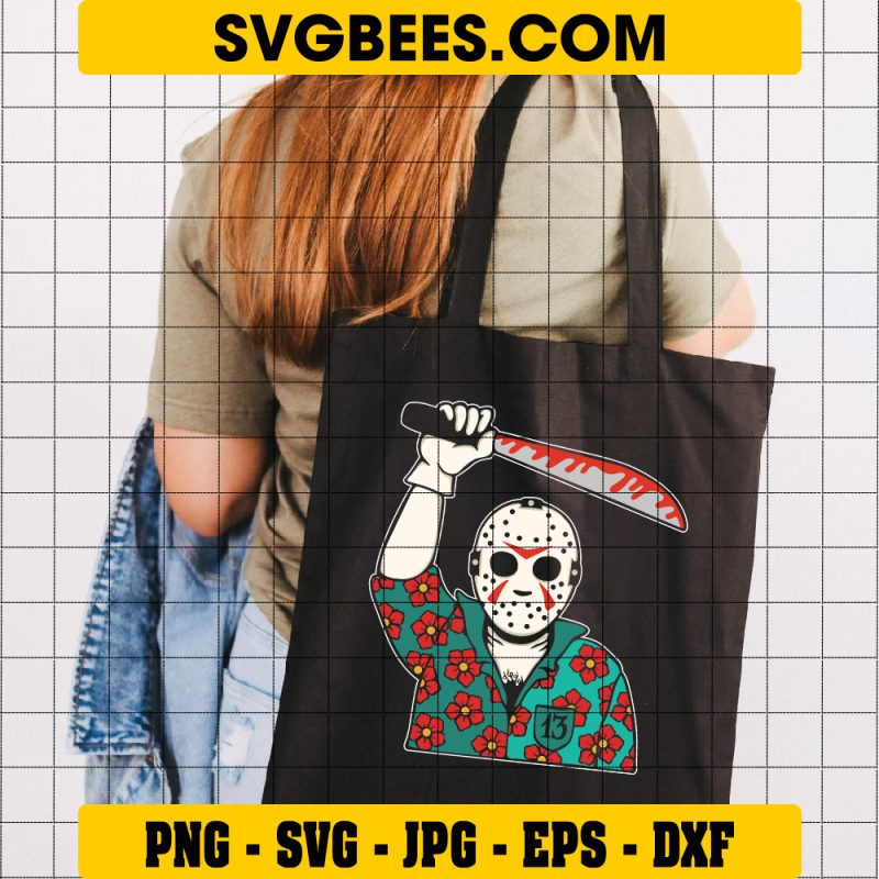 Summerween Jason Voorhees Halloween SVG, Horror Movies Summer SVG - SVGbees
