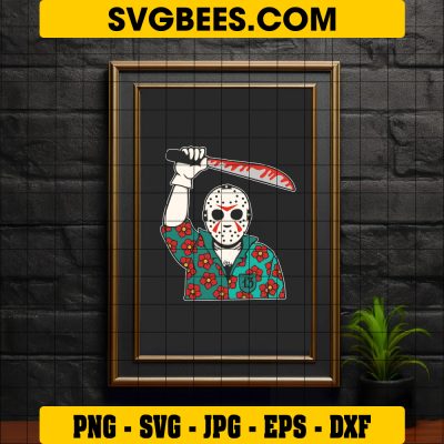 Summerween Jason Voorhees Halloween SVG, Horror Movies Summer SVG - SVGbees