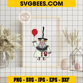 The Mayor Pennywise It SVG, Mayor of Halloween Town SVG - SVGbees