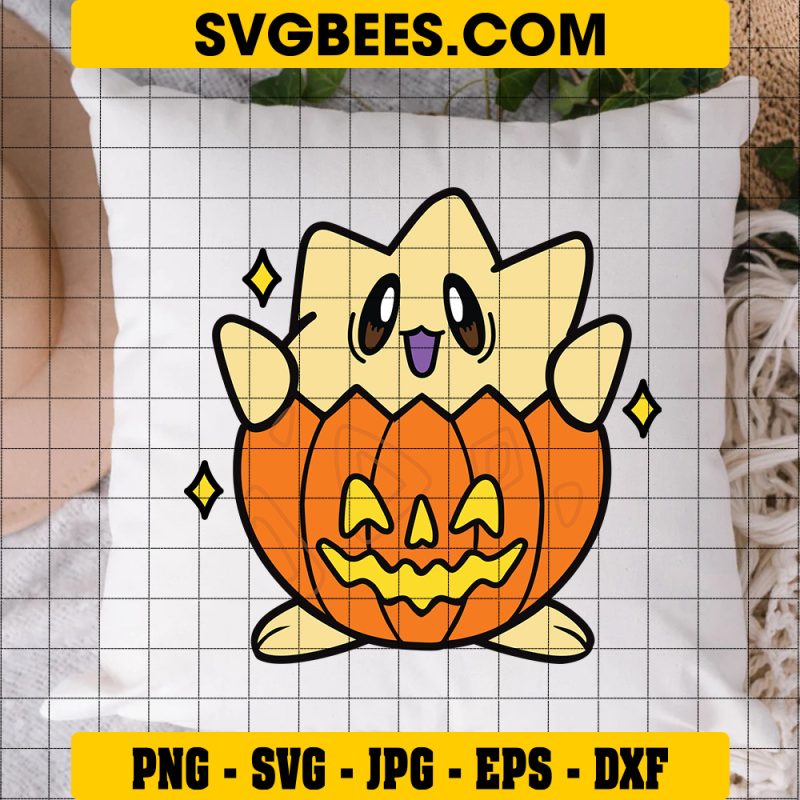 Togepi Pokemon Halloween SVG, Togepumpkin Halloween SVG - SVGbees
