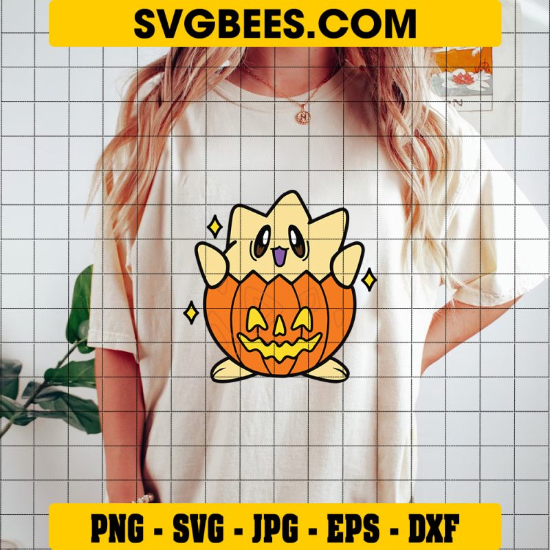 Togepi Pokemon Halloween SVG, Togepumpkin Halloween SVG - SVGbees