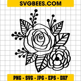 Flower Design, Flower Wildflower Embroidery Design - SVGbees