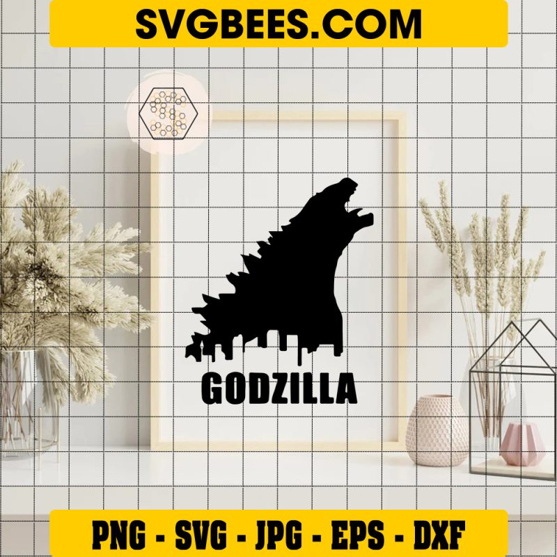 Godzilla SVG PNG DXF EPS | SVGbees - SVGbees
