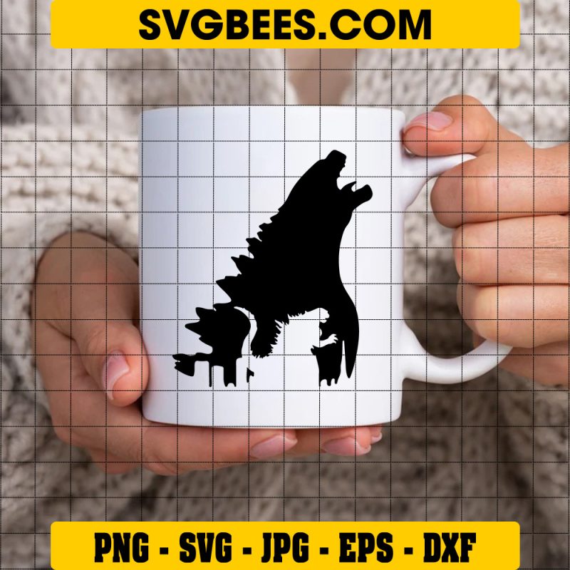 Godzilla Silhouette Svg, Godzilla Svg, Monster Godzilla Svg, Monster ...