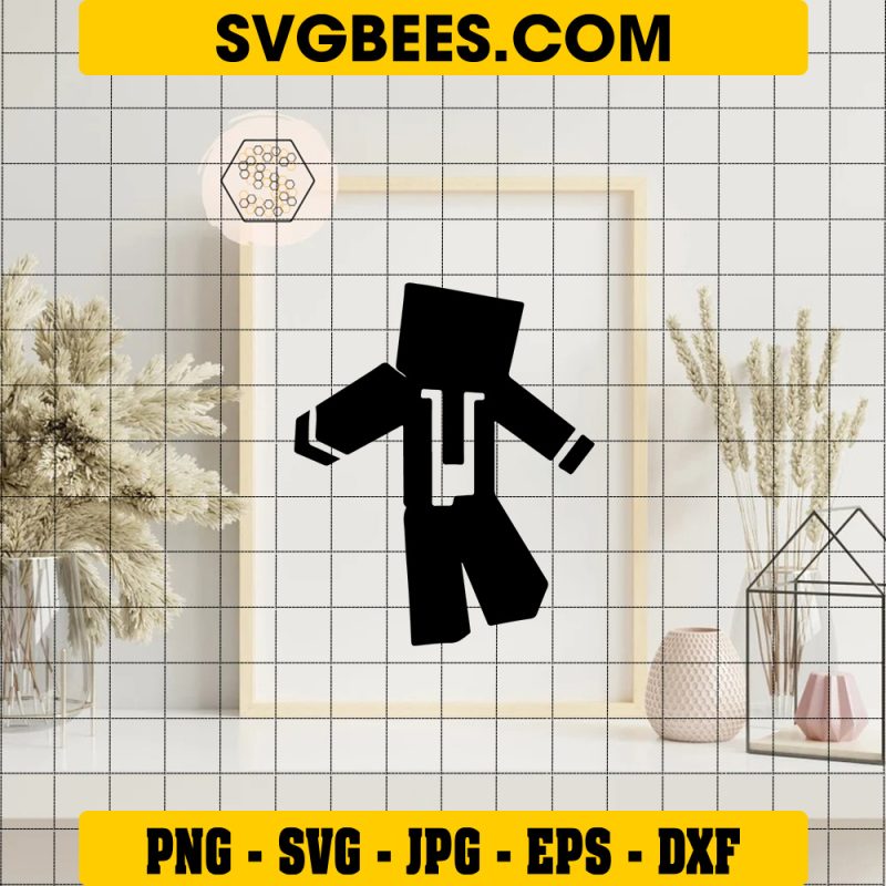 Steve with Skin Svg, Minecraft Steve Svg, Minecraft Svg - SVGbees