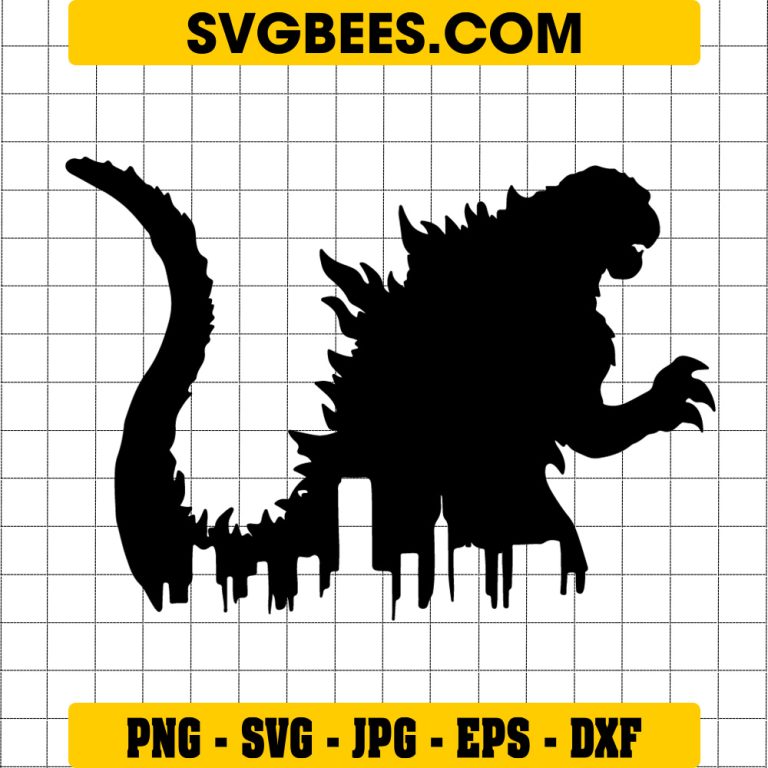 Godzilla Bundle SVG, Godzilla Silhouette, Godzilla Cut File, Godzilla ...