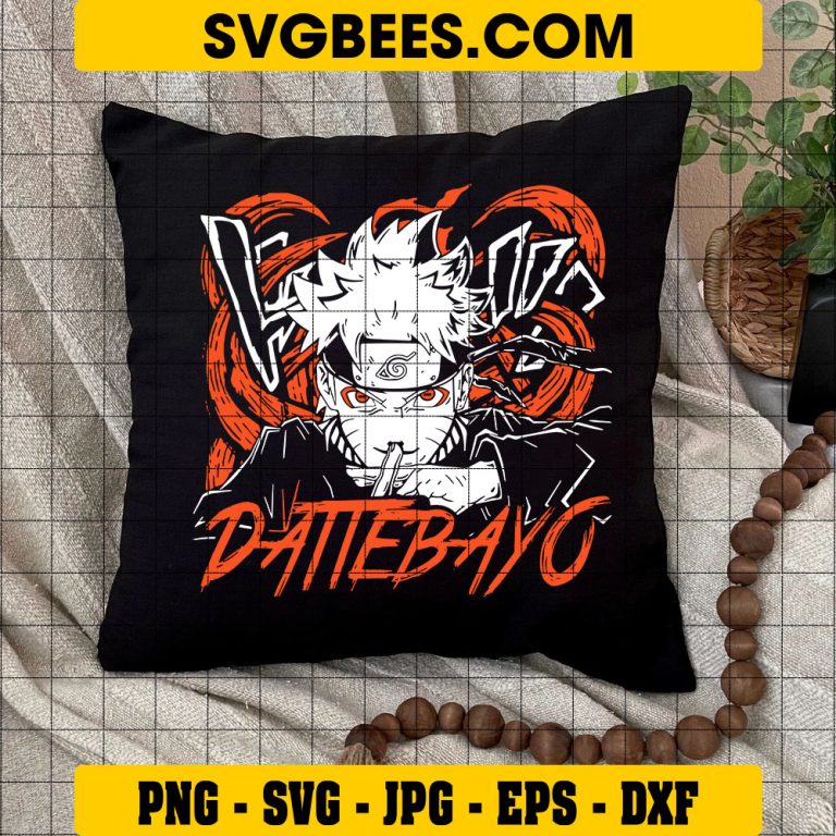 Naruto Dattebayo SVG, Naruto Sage Mode SVG - SVGbees