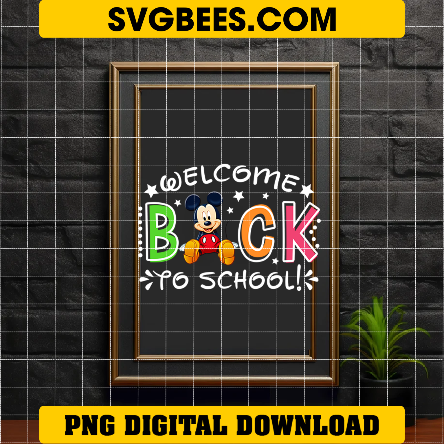 Welcome Back To School Mickey Mouse PNG, Teacher PNG, Student PNG ...
