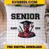 Deadpool Graduation 2024 PNG, Superhero Graduation PNG, Senior Class ...