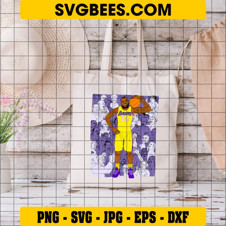 Lebron James Basketball SVG Funny NBA SVG Digital File - SVGbees