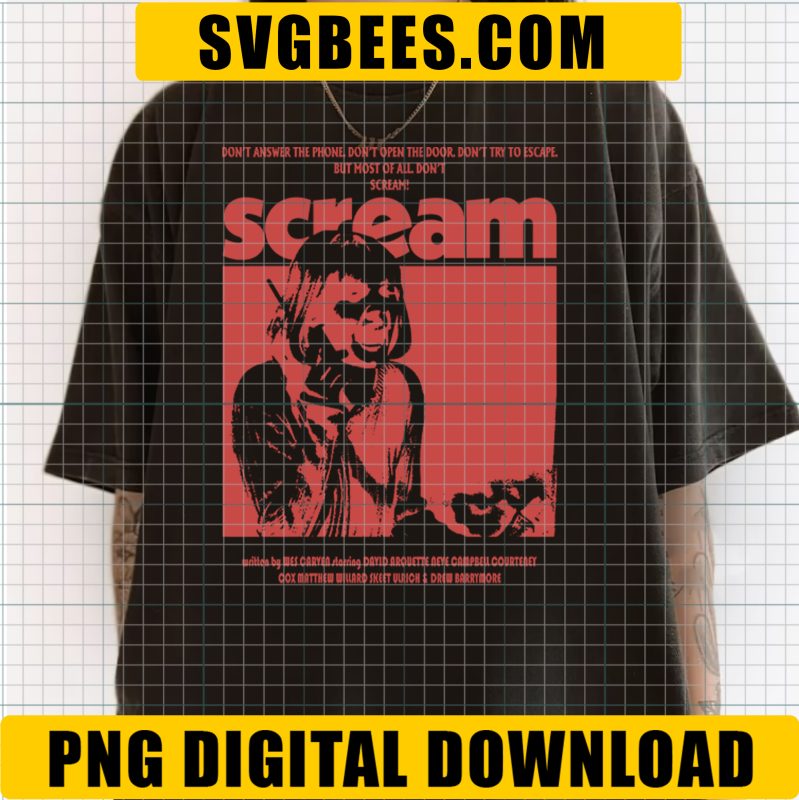 Scream PNG, Horror PNG, Halloween PNG - SVGbees