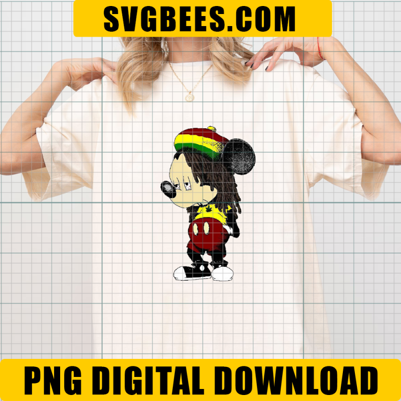 Mouse Bob M. Style Splash Transparent Png, Mickey Rasta Png - SVGbees