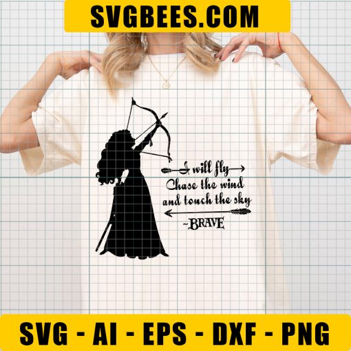 Brave Disney Princess Merida quotes SVG, Disney Princess SVG, Merida ...