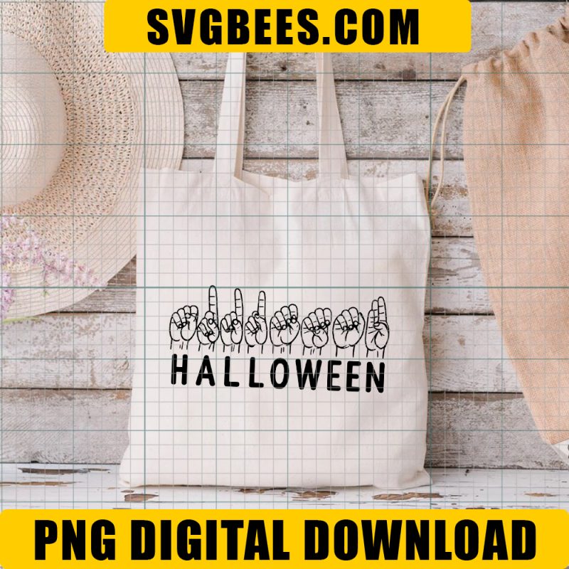 ASL Halloween PNG, Sign Language PNG, Spooky Season ASL PNG - SVGbees