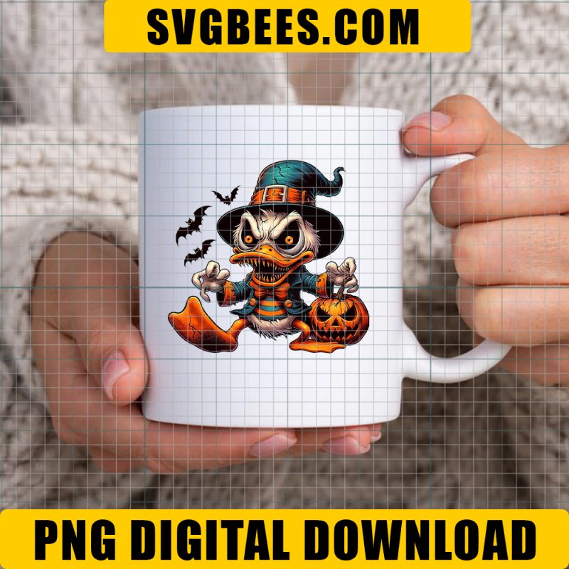 Horror Donald Duck PNG, Disney Halloween PNG, Disney Donald Duck Horror ...