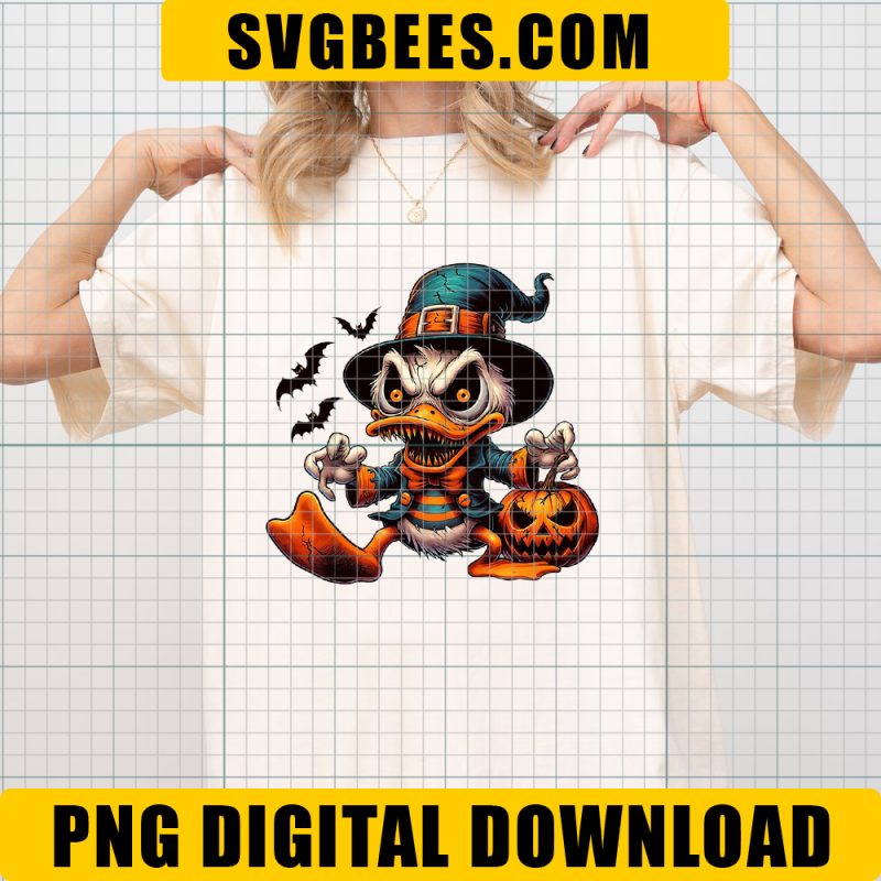 Horror Donald Duck PNG, Disney Halloween PNG, Disney Donald Duck Horror ...